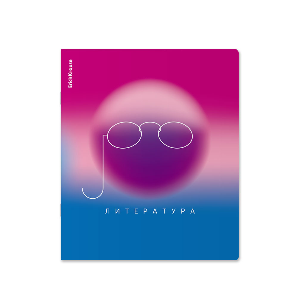 Notebook 36 sheets ErichKrause Gradient, Literature, lines