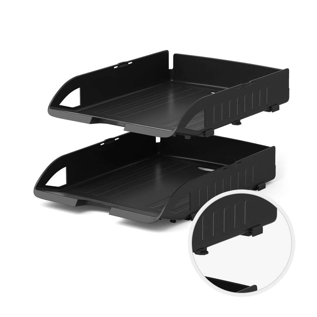 Stackable letter tray (2 pcs) LETTER TRAY SET